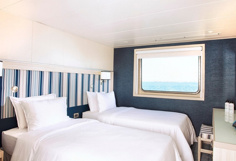 Exterior Cabin Of the boat MS Santa Cruz II